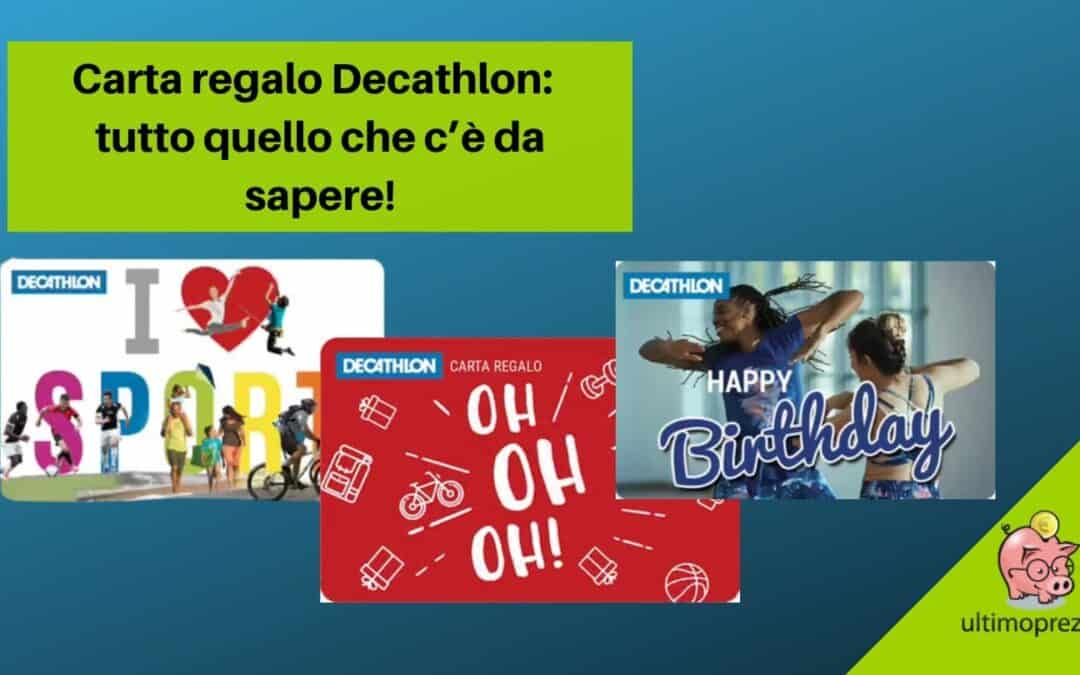 Carta regalo Decathlon: dove si compra, quanto è valida, come funziona ...